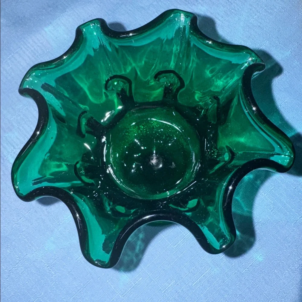 Empoli | Art | Wayne Husted For Stelvia Italian Empoli Glass Emerald ...